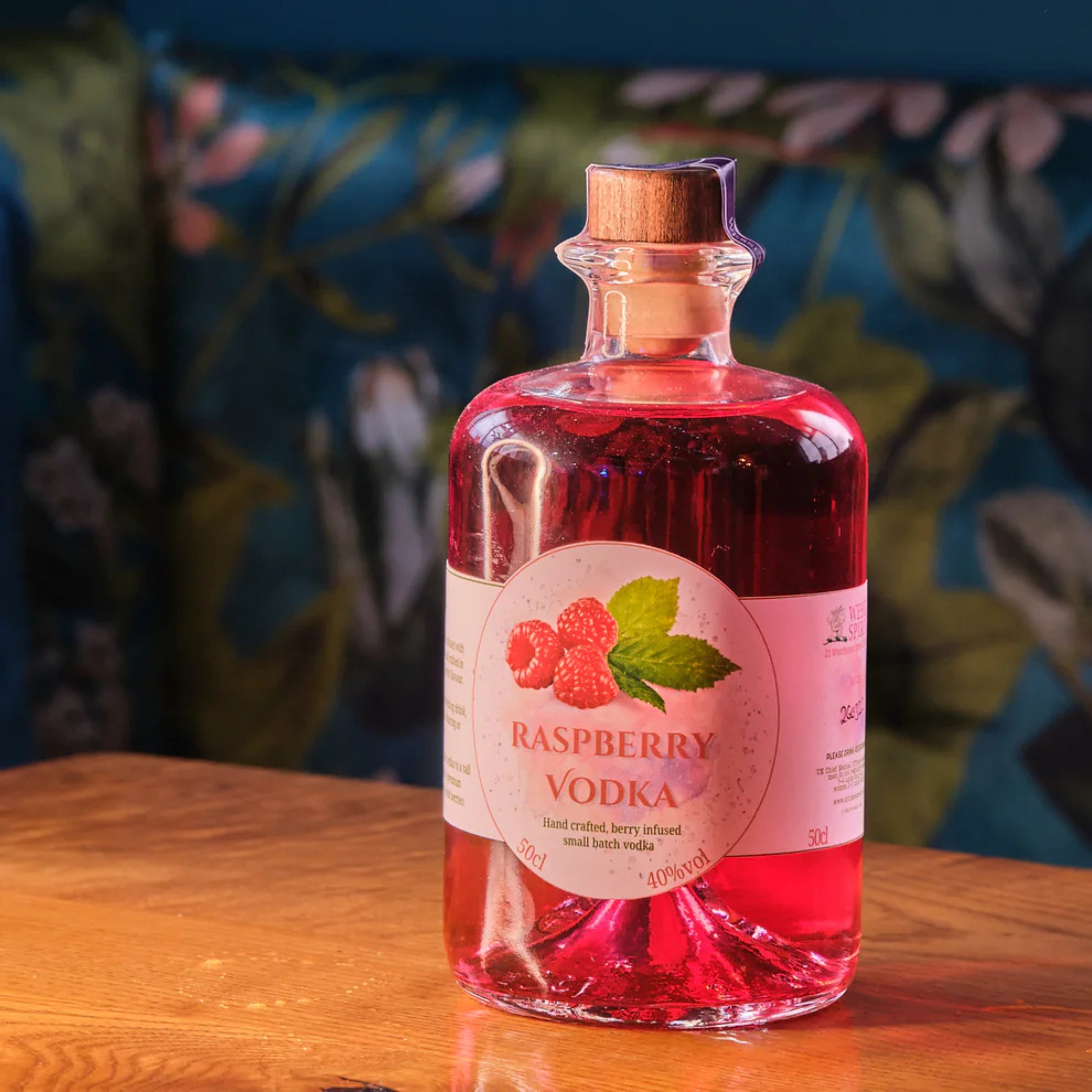 Raspberry Vodka | Small Batch Raspberry Infused Vodka 40%vol – Wessex ...
